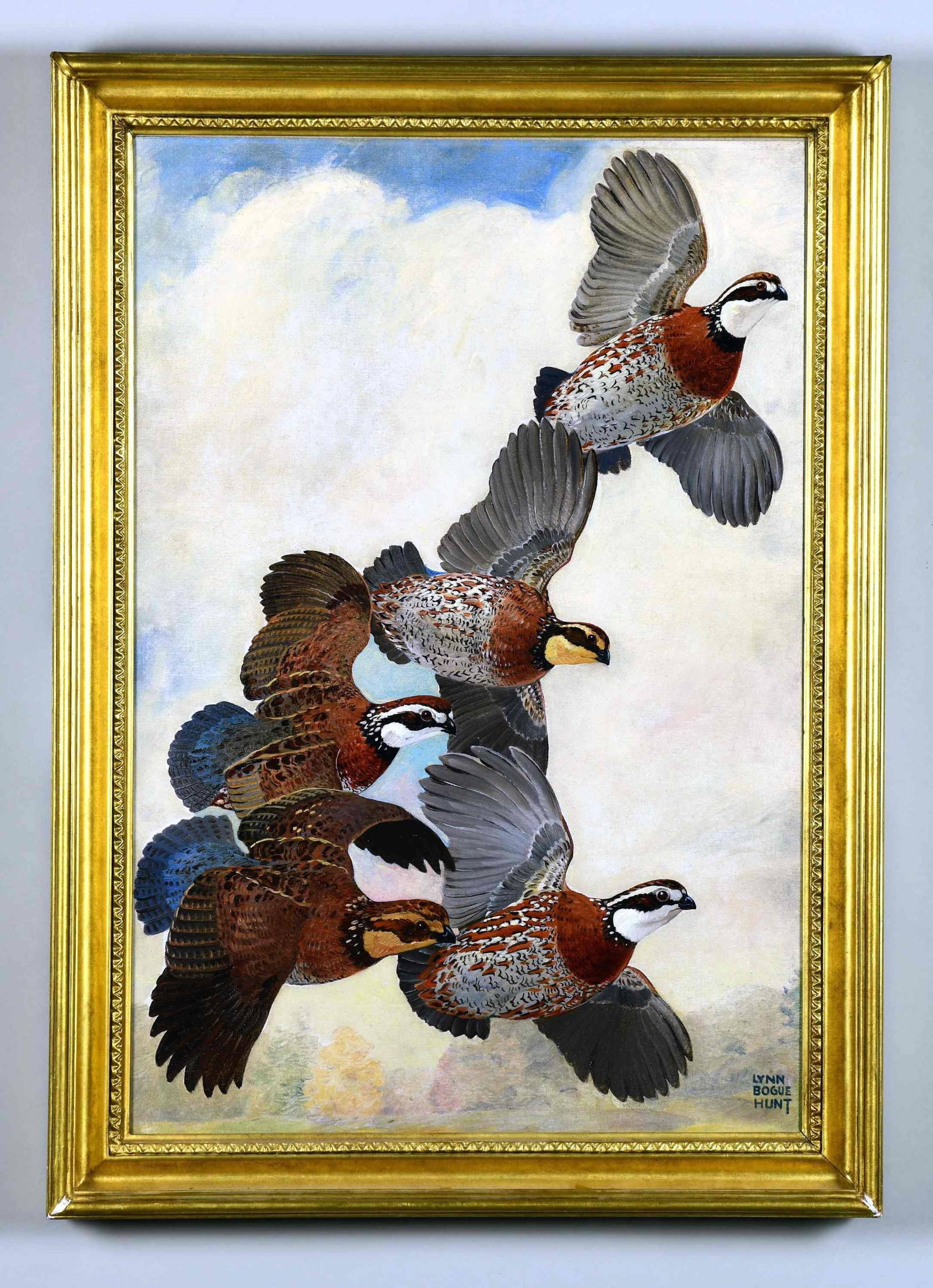 Lynn Bogue Hunt (american, 1878-1960) Quail In Auction
