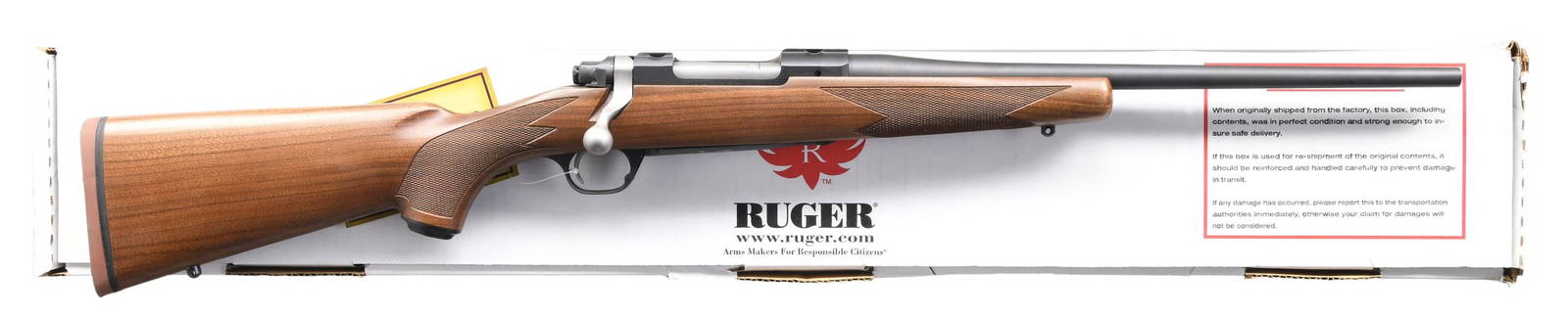 Ruger Hawkeye Compact Hm77cr Bolt Action Rifle Auction