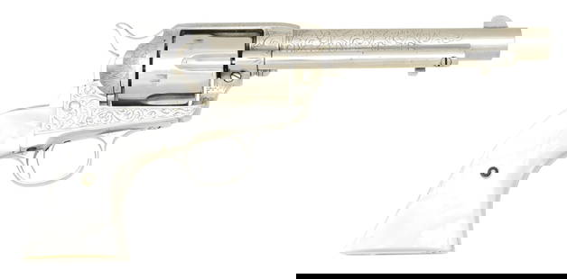 Colt Factory Engraved 1st Gen Saa Revolver Auction