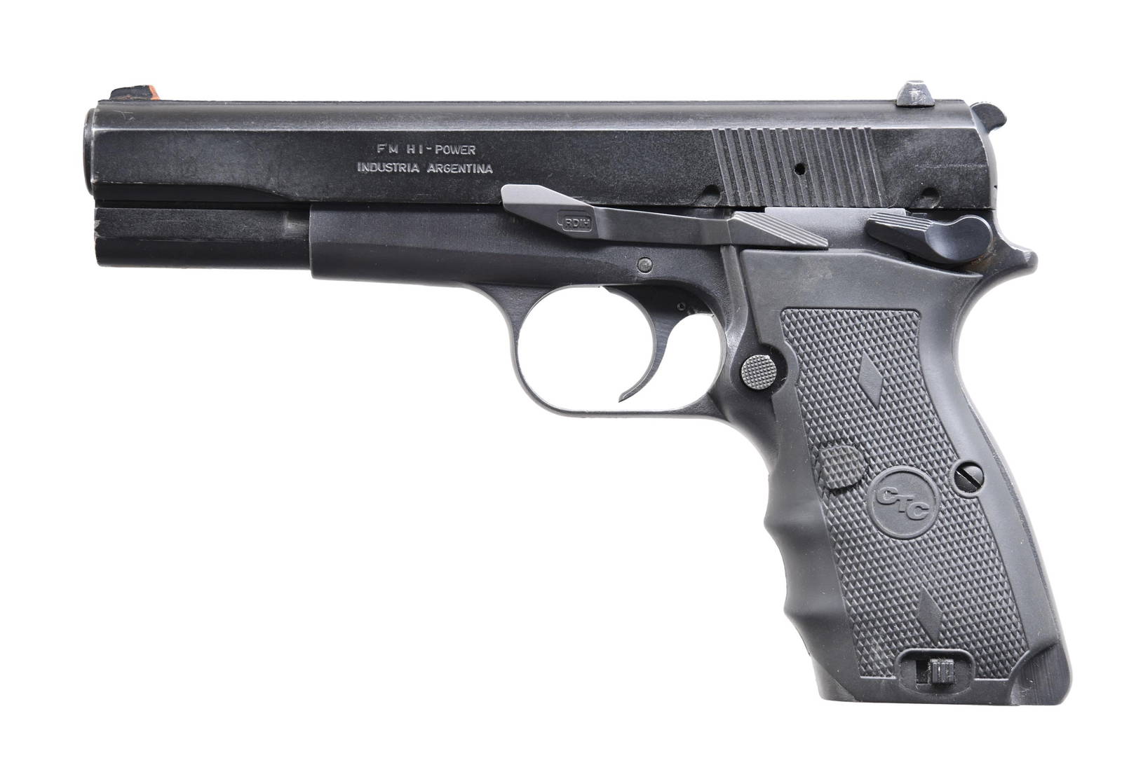Argentine Fm Hi-power Semi-automatic Pistol. Auction