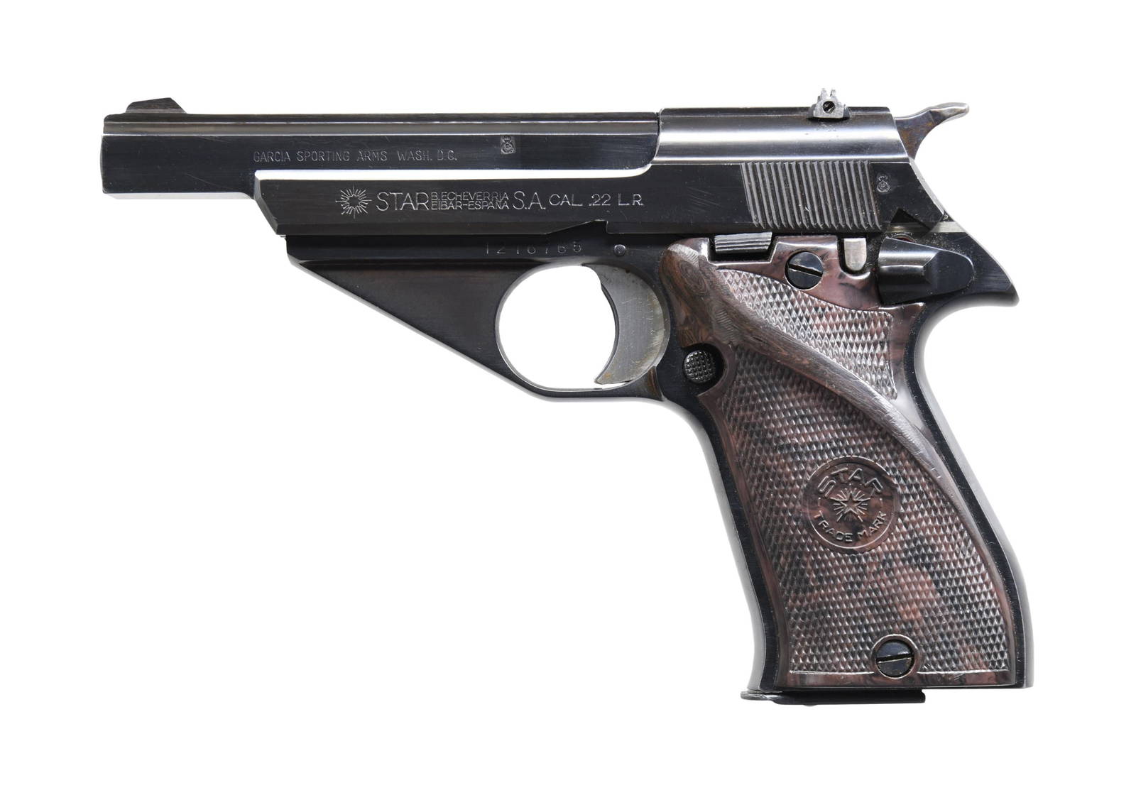 Star Model F Semi-automatic Pistol. Auction