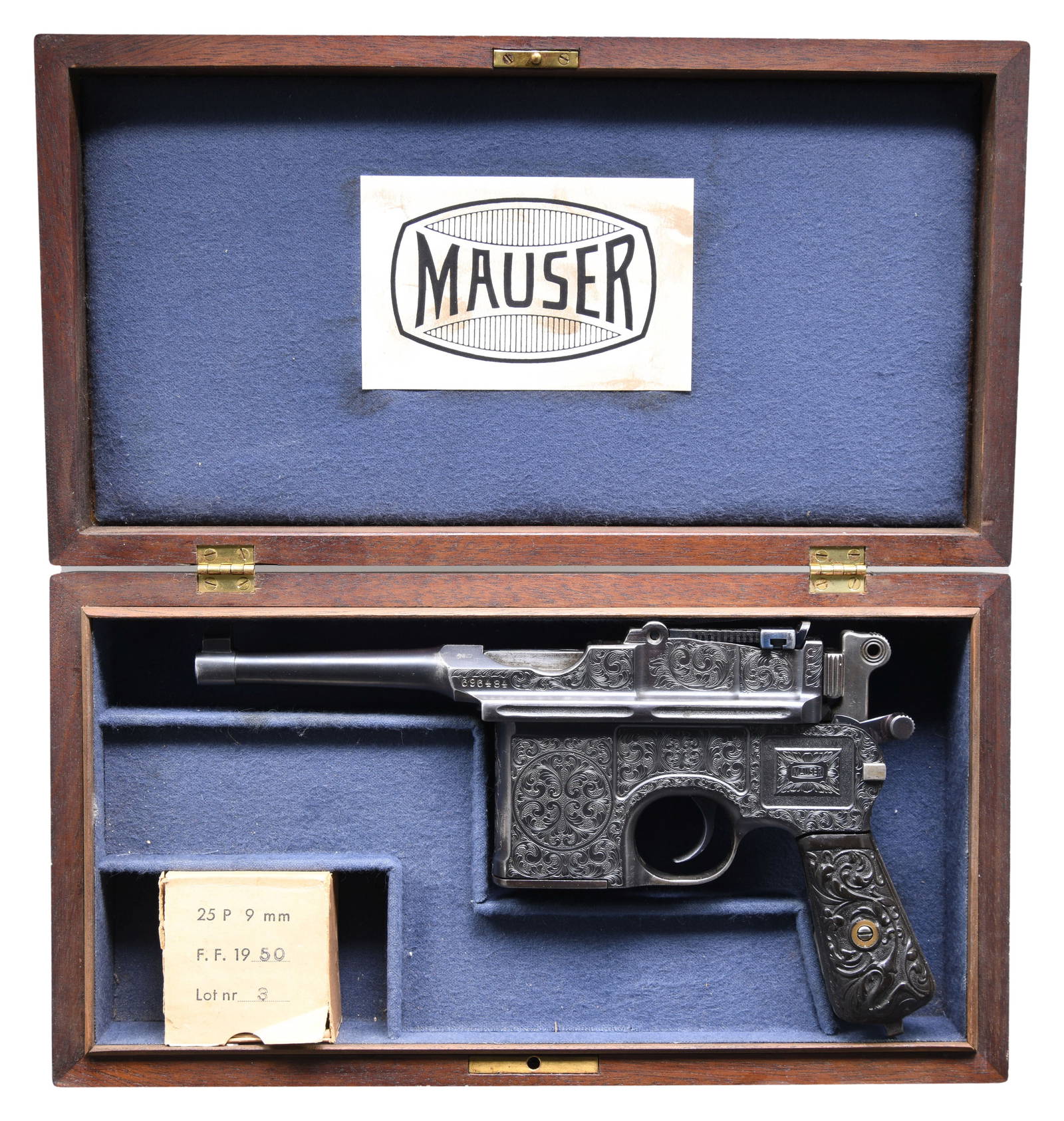 Extremely Attractive Custom Engraved Mauser C96 - May 08, 2025 | Poulin ...