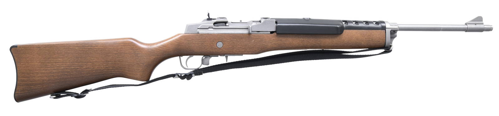Ruger Stainless Mini-14 Semi-auto Ranch Rifle. Auction
