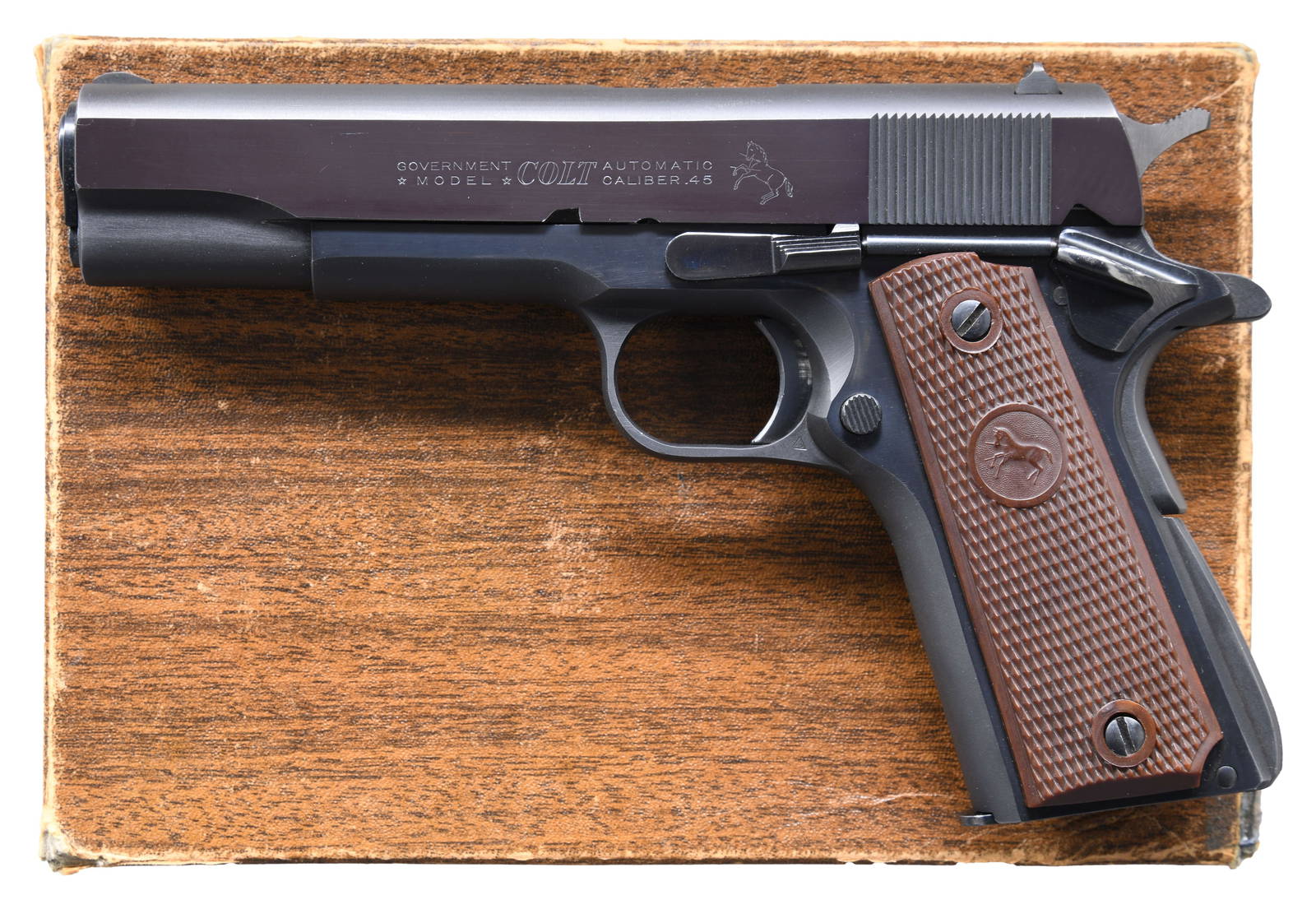 Colt Government Model 1911a1 Semi Auto Pistol With Auction