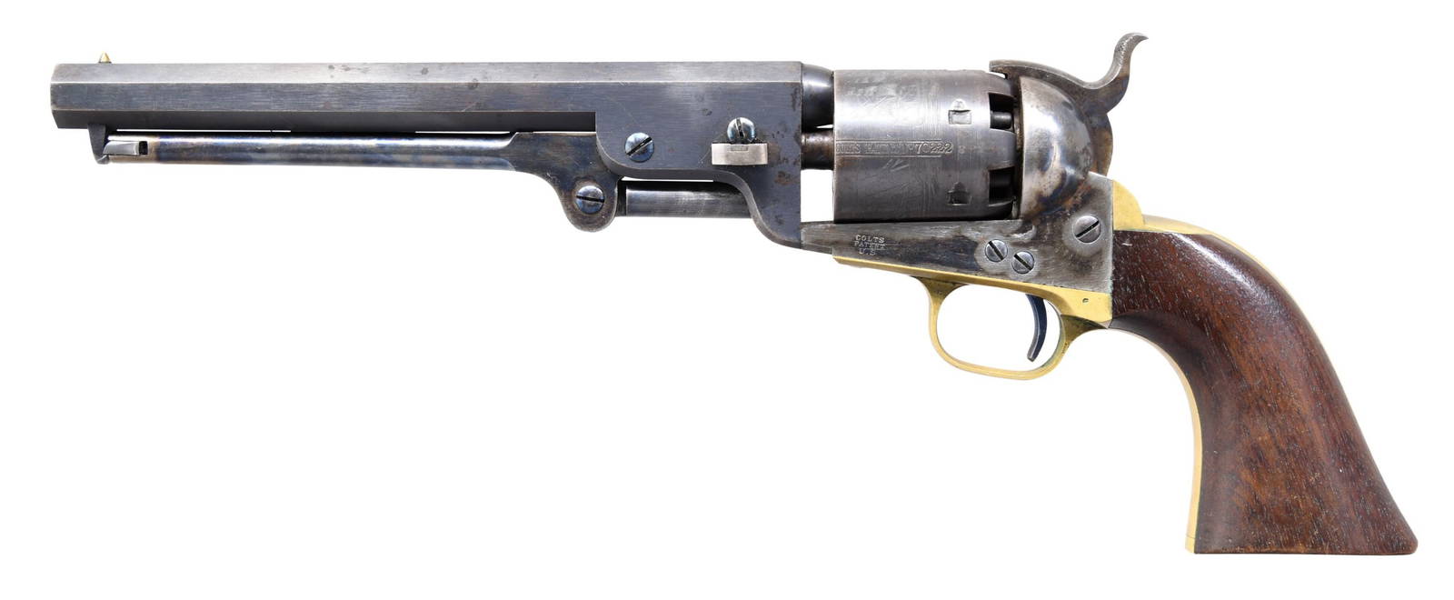 Extraordinary 3rd Model Colt Navy Revolver. Auction