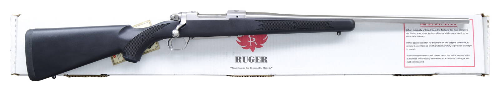 Ruger M77 Mark Ii Stainless Bolt Action Rifle. Auction