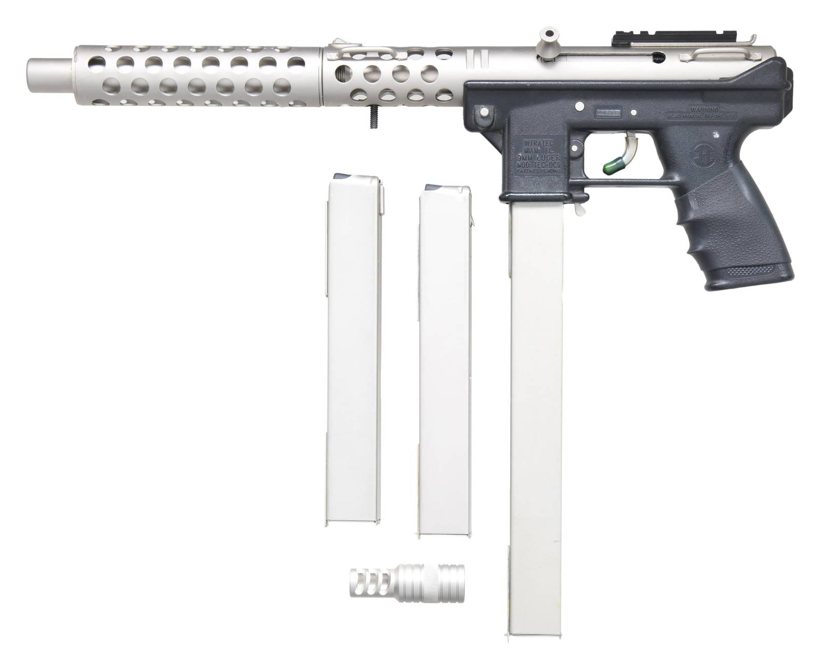 Intratec Tec-dc9 Stainless Semi Auto Pistol. Auction