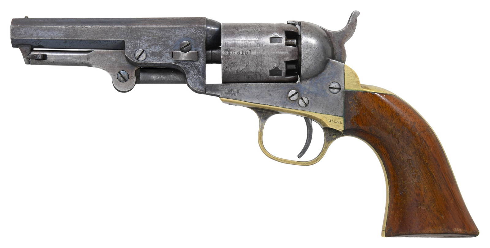 Colt 1849 Pocket Model Revolver. Auction