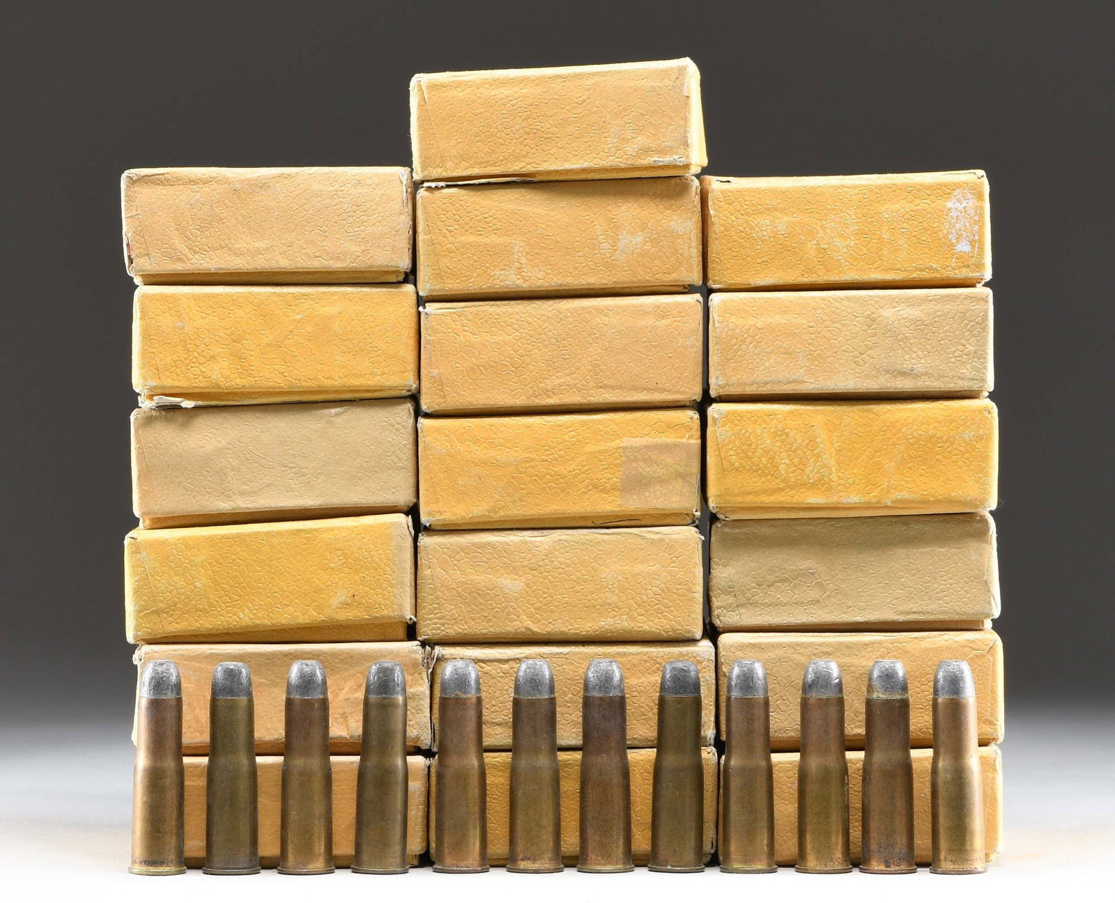 Grouping Of 45-75 Winchester Rifle Ammunition. Auction