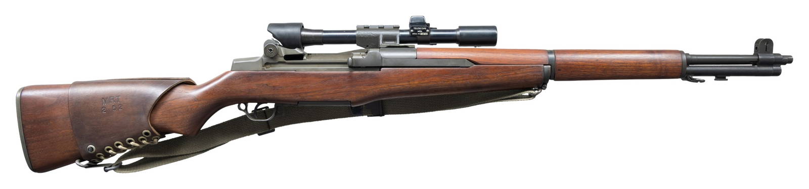 U.s. Springfield M1d Semi-auto Sniper Rifle. Auction