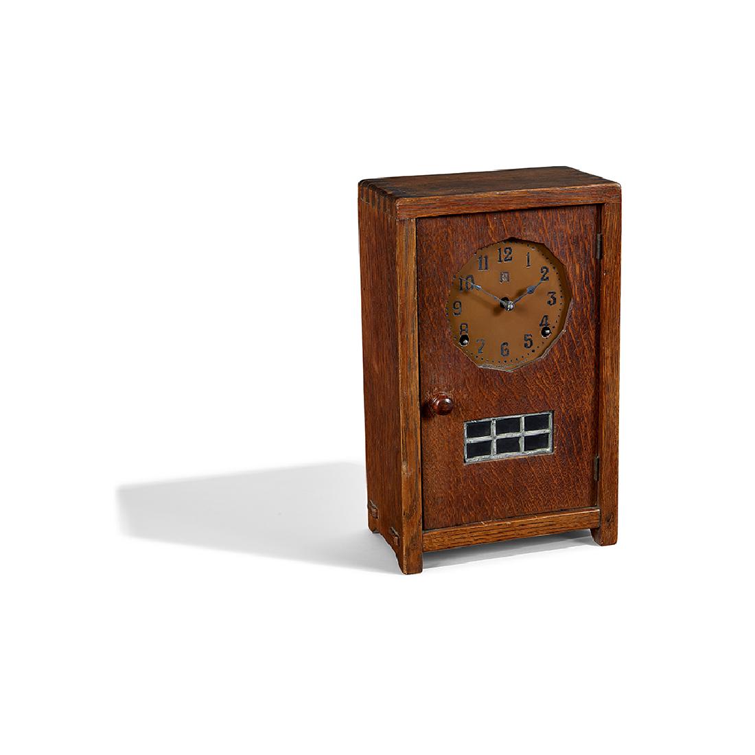 Gustav Stickley (1858-1942) mantle clock
