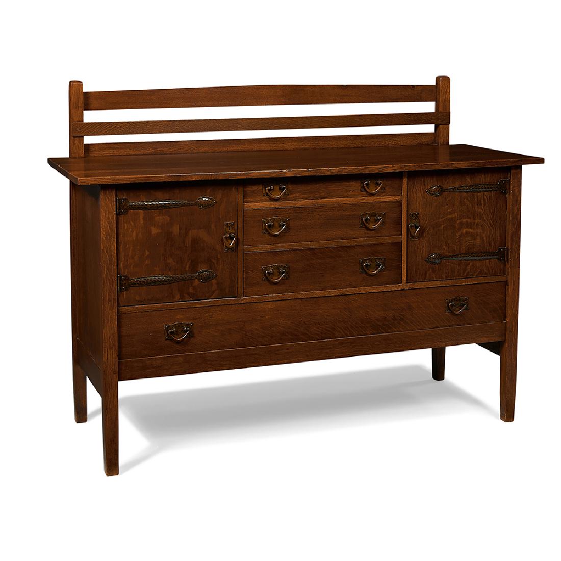 Gustav Stickley (1858-1942) sideboard