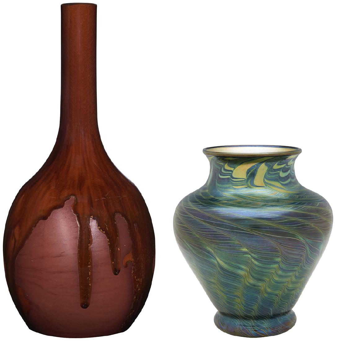 Rookwood Pottery early experimental vase, #172A