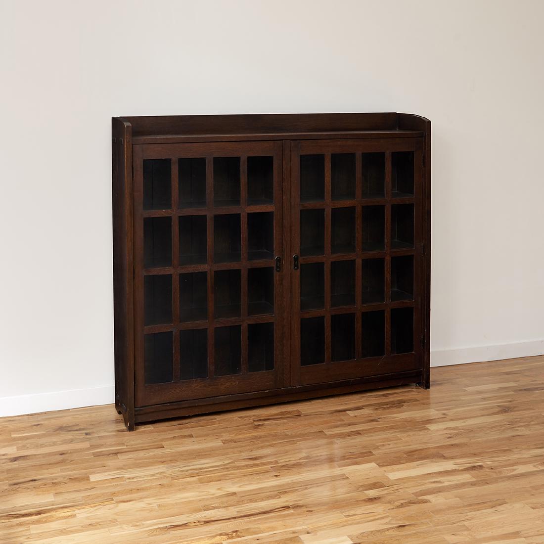 Gustav Stickley two-door bookcase, #544