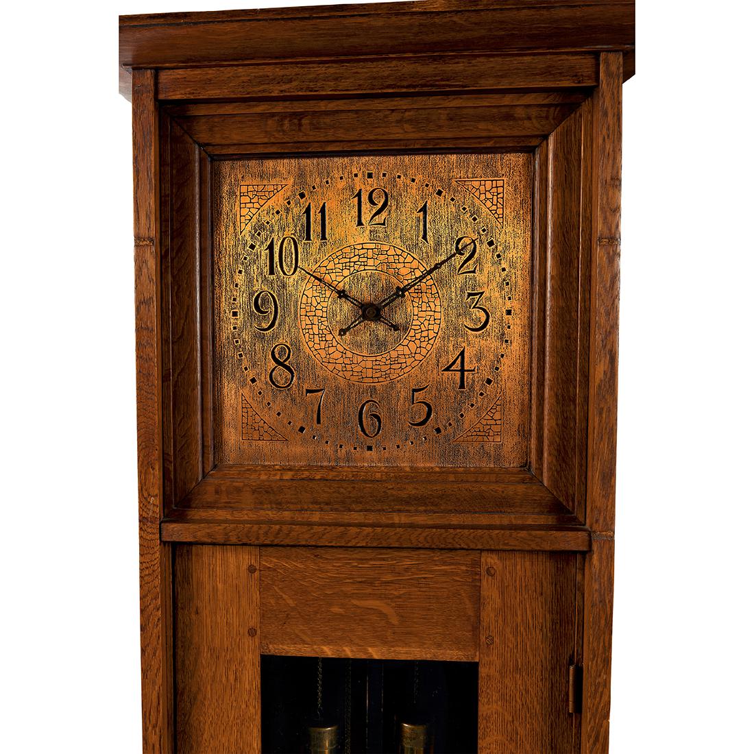 L. & J.G. Stickley tall case clock, #86 variation