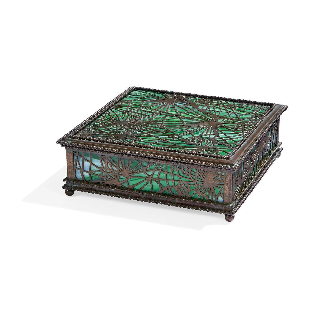 Tiffany Studios Pine Needle Box, #11