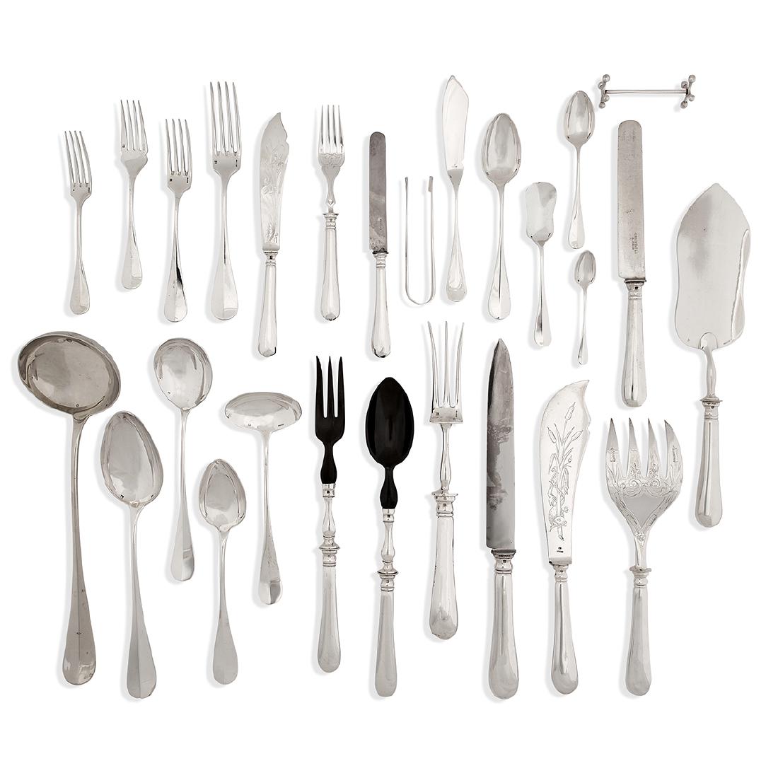 Christofle Fidelio extensive flatware service