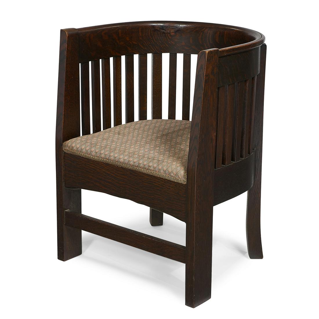 Plail Brothers Barrel chair - Sep 15, 2019 | Toomey & Co. Auctioneers in IL
