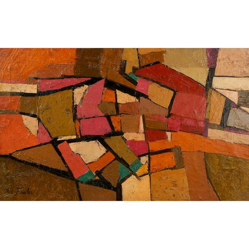 Mel Fowler, Untitled, Oil On Canvas
