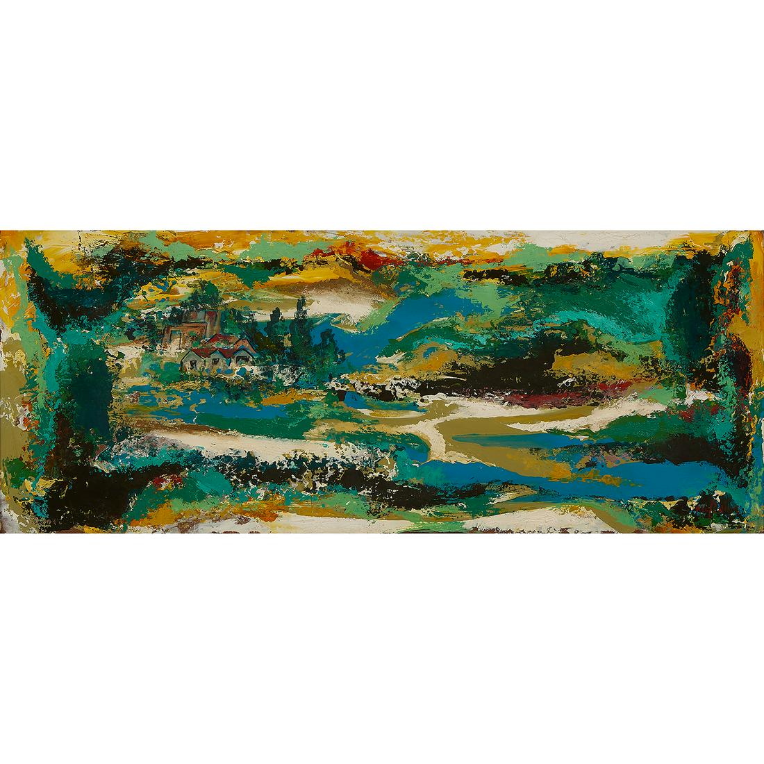 For Auction: William McBride, Landscape with House (#0555) on May 06 ...