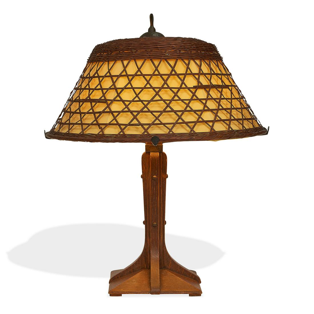 Gustav Stickley table lamp - Jun 28, 2020 | Toomey & Co. Auctioneers in IL