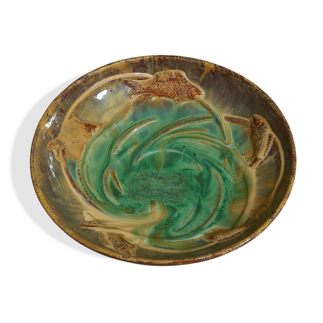 Fulper Pottery Co. early Fish bowl - Sep 13, 2020 | Toomey & Co ...