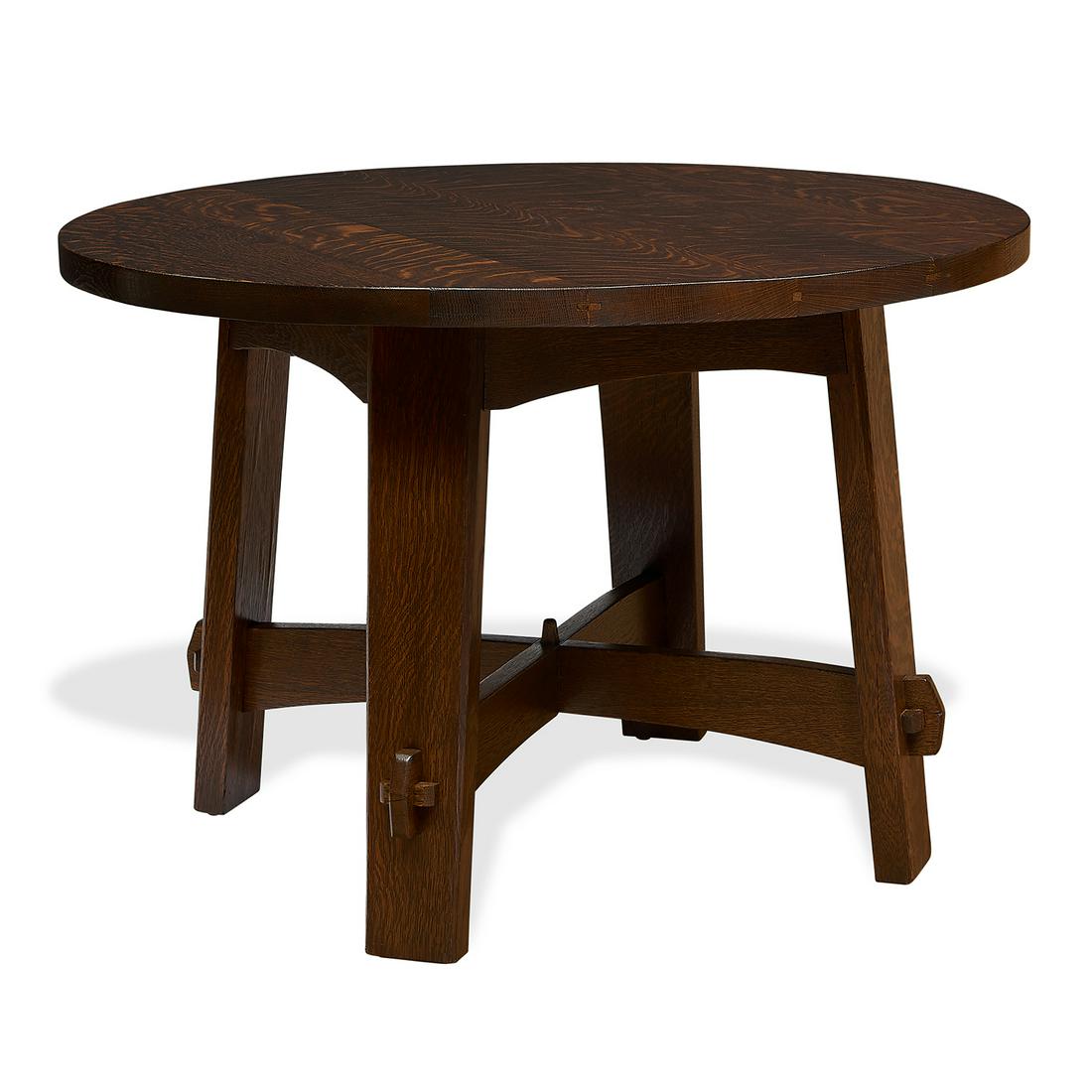 For Auction: Gustav Stickley (1858-1942) library table, #636 (#0204) on ...