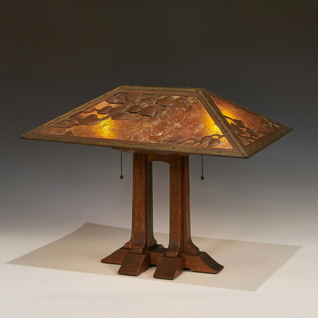 Charles Limbert Co. / Forest E. Mann table lamp - Dec 03, 2020 | Toomey ...