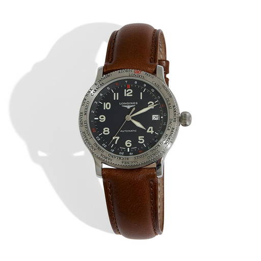 Longines World Timer Avigation Gmt Wristwatch