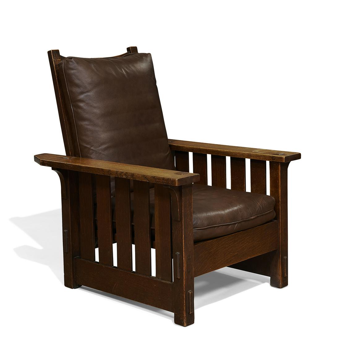 Gustav Stickley Morris Chair, #2342