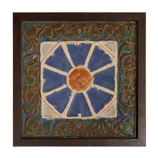 California Clay Products tile with a sunburst - Sep 15, 2021 | Toomey ...