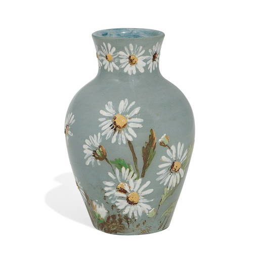 Frederick Dallas Pottery rare overglaze vase (#0681) on Jun 09, 2022 ...