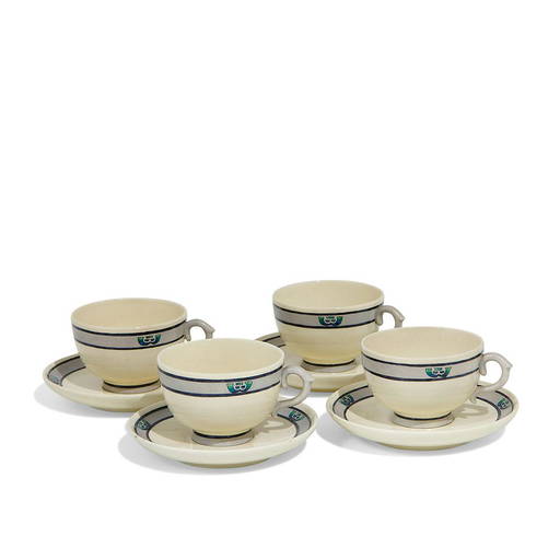 Mabel C. Dibble, Arts & Crafts Cups And Saucers