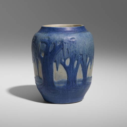 Anna Frances Simpson For Newcomb, Scenic Vase