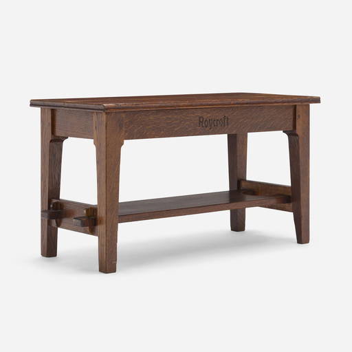 Roycroft, Piano bench from the Roycroft Inn (#0166) on Dec 13, 2022 ...
