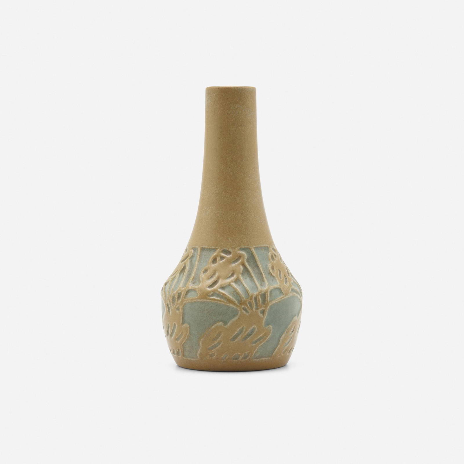 Overbeck Pottery, Vase With Stylized Trees Auction