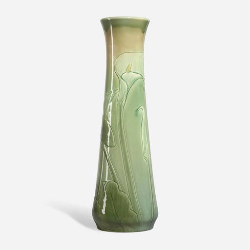 Daly For Rookwood, Rare Vase With Calla Lilies