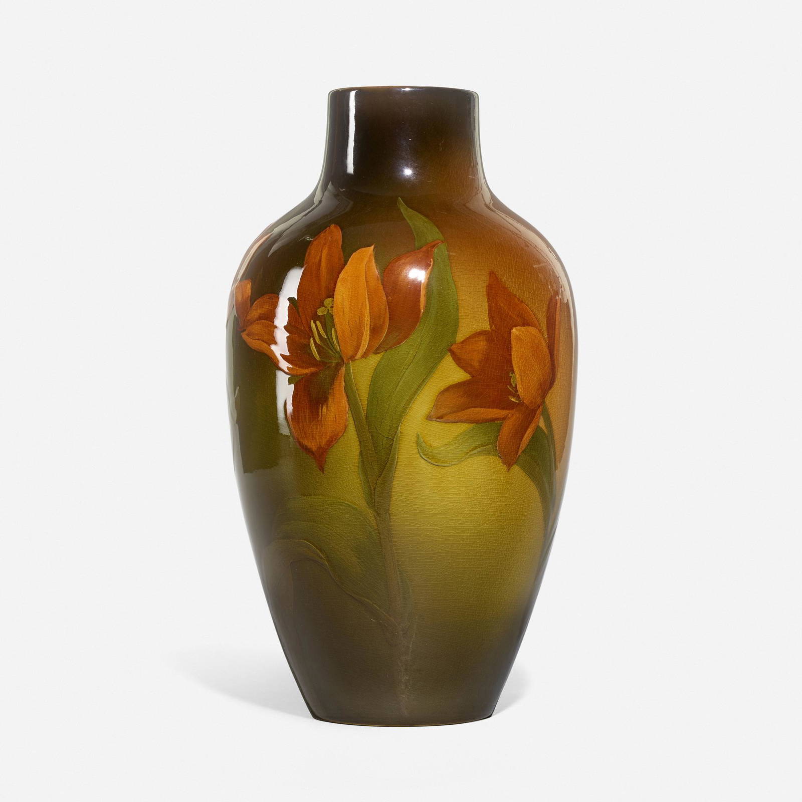 Daly For Rookwood, Vase With Tulips Auction