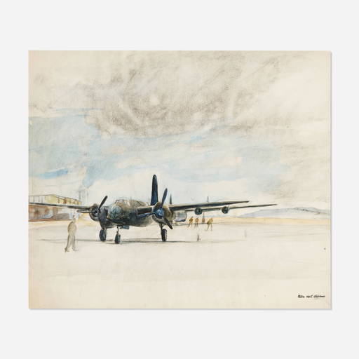 Alice Stoddard, Airfield Scene