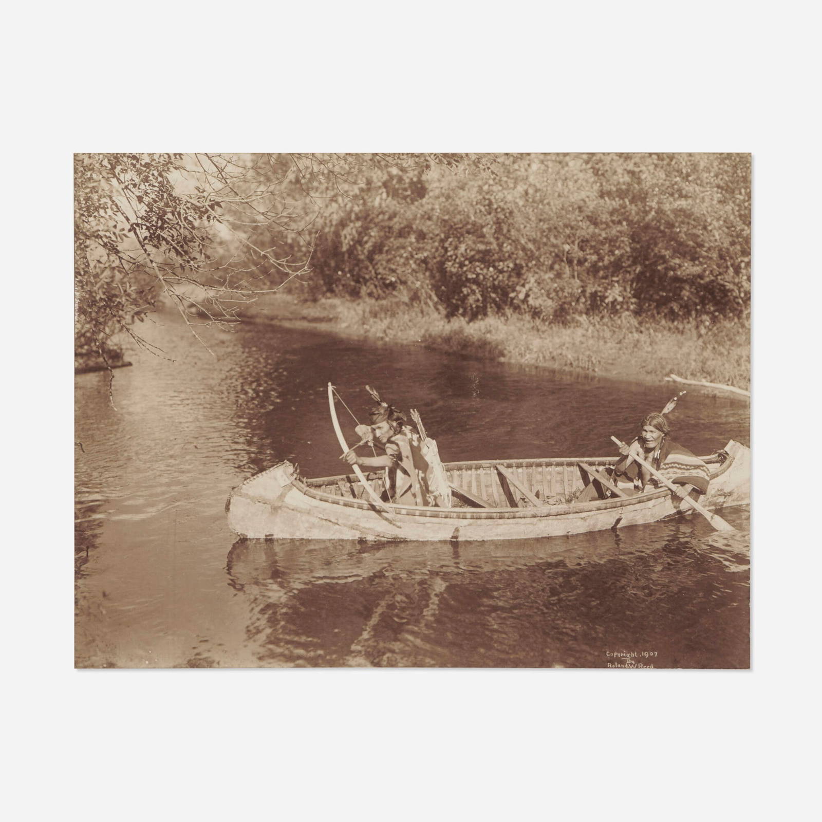 Roland W. Reed, The Hunters - Ojibwe Auction