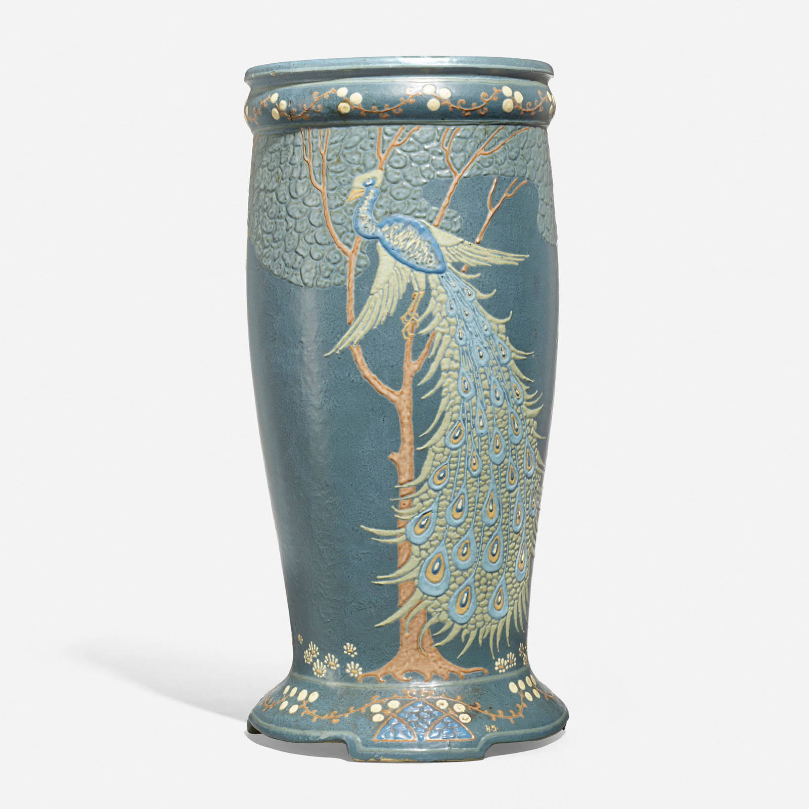 Frederick H. Rhead For Roseville, Umbrella Stand Auction