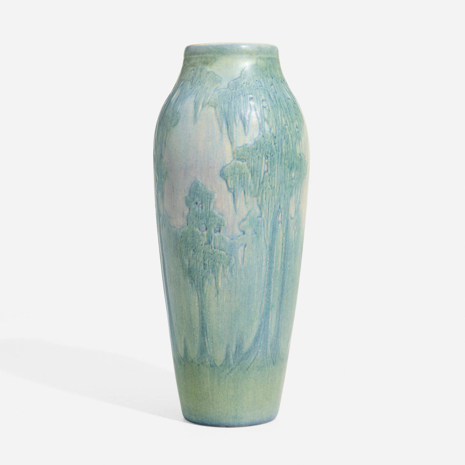 Anna F. Simpson, Newcomb, Tall Transitional Vase Auction