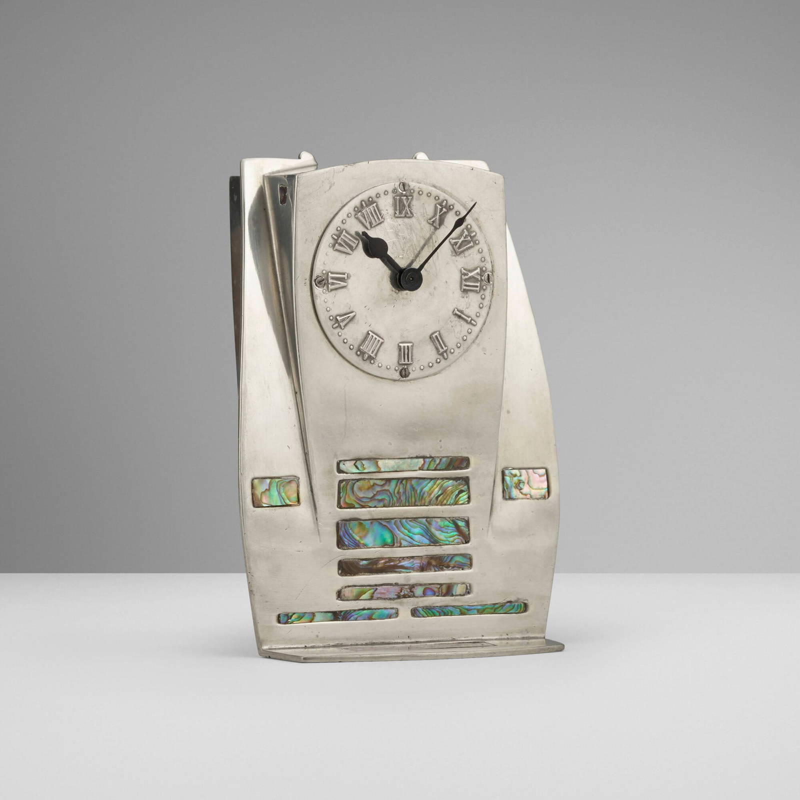 Archibald Knox, Tudric Table Clock, Model 0252 Auction