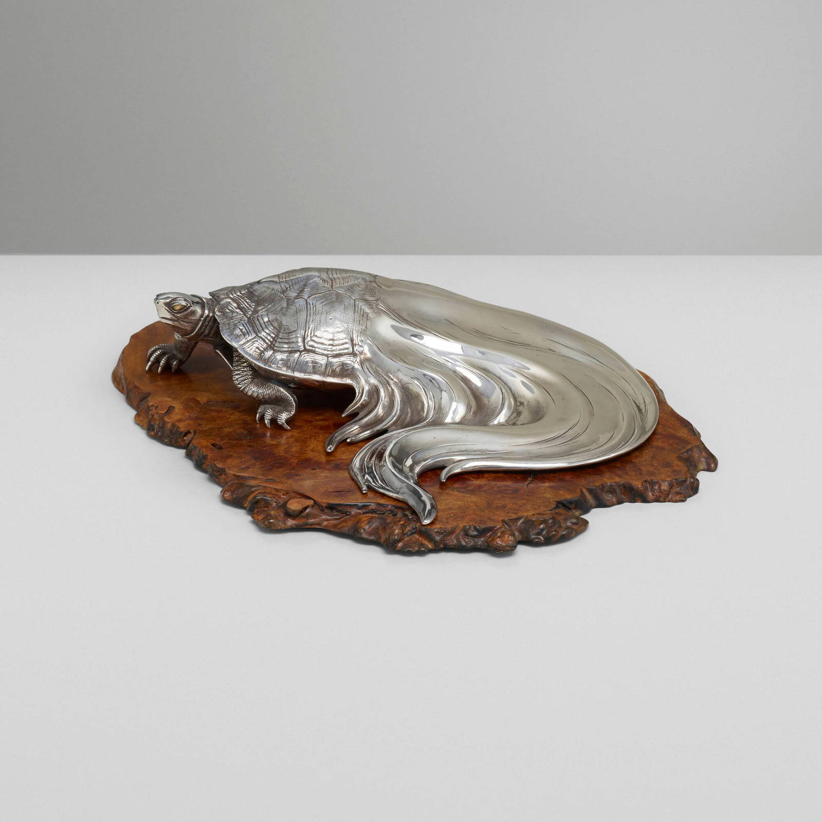 Ryubundo, Okimono Of A Minogame (mythological Turtle) Auction