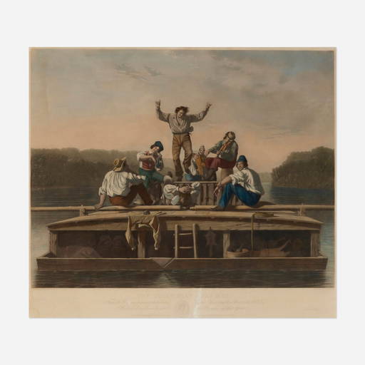 After George Caleb Bingham, The Jolly Flat Boat Men