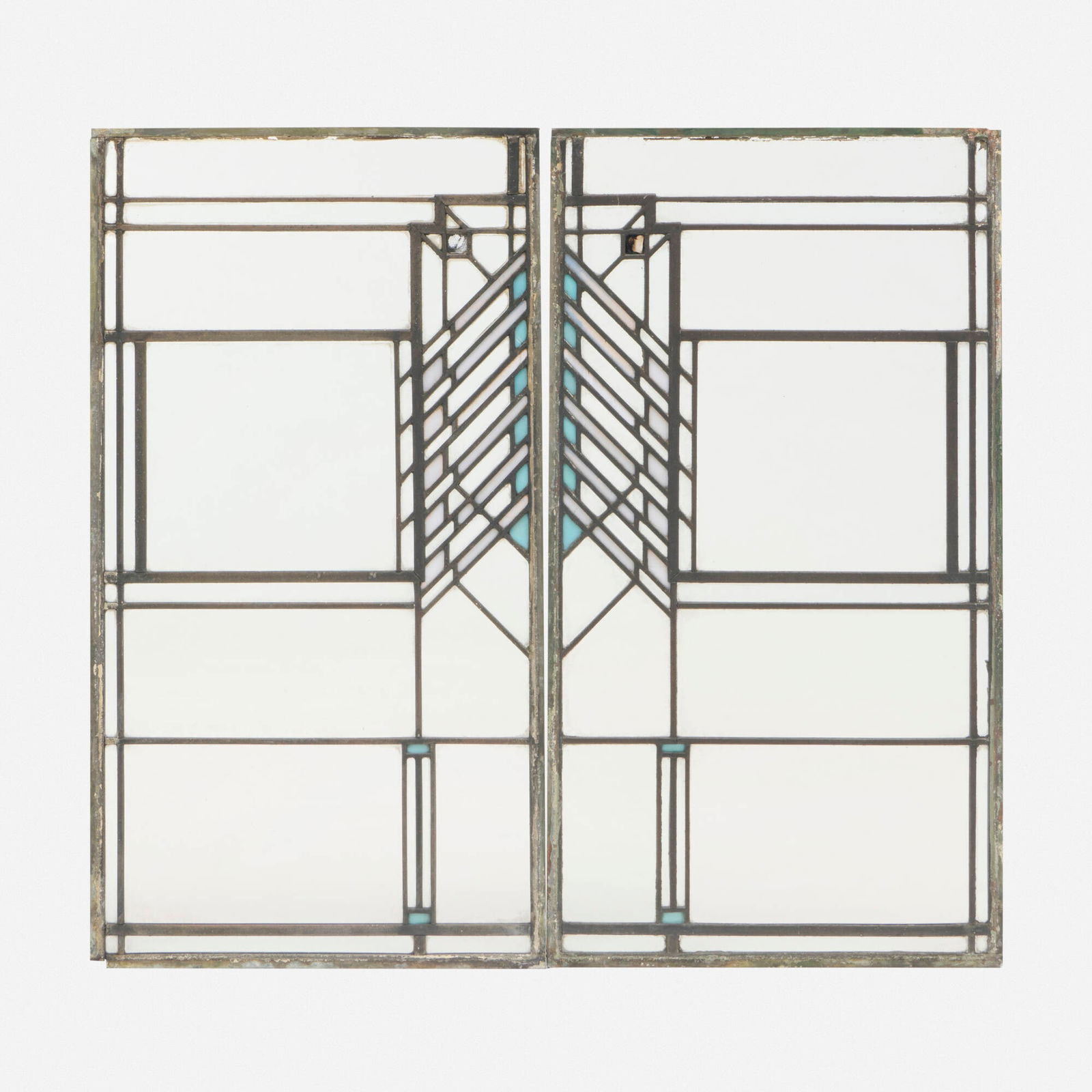 Frank Lloyd Wright, Windows From The Oscar M. And Katherine B. Steffens ...