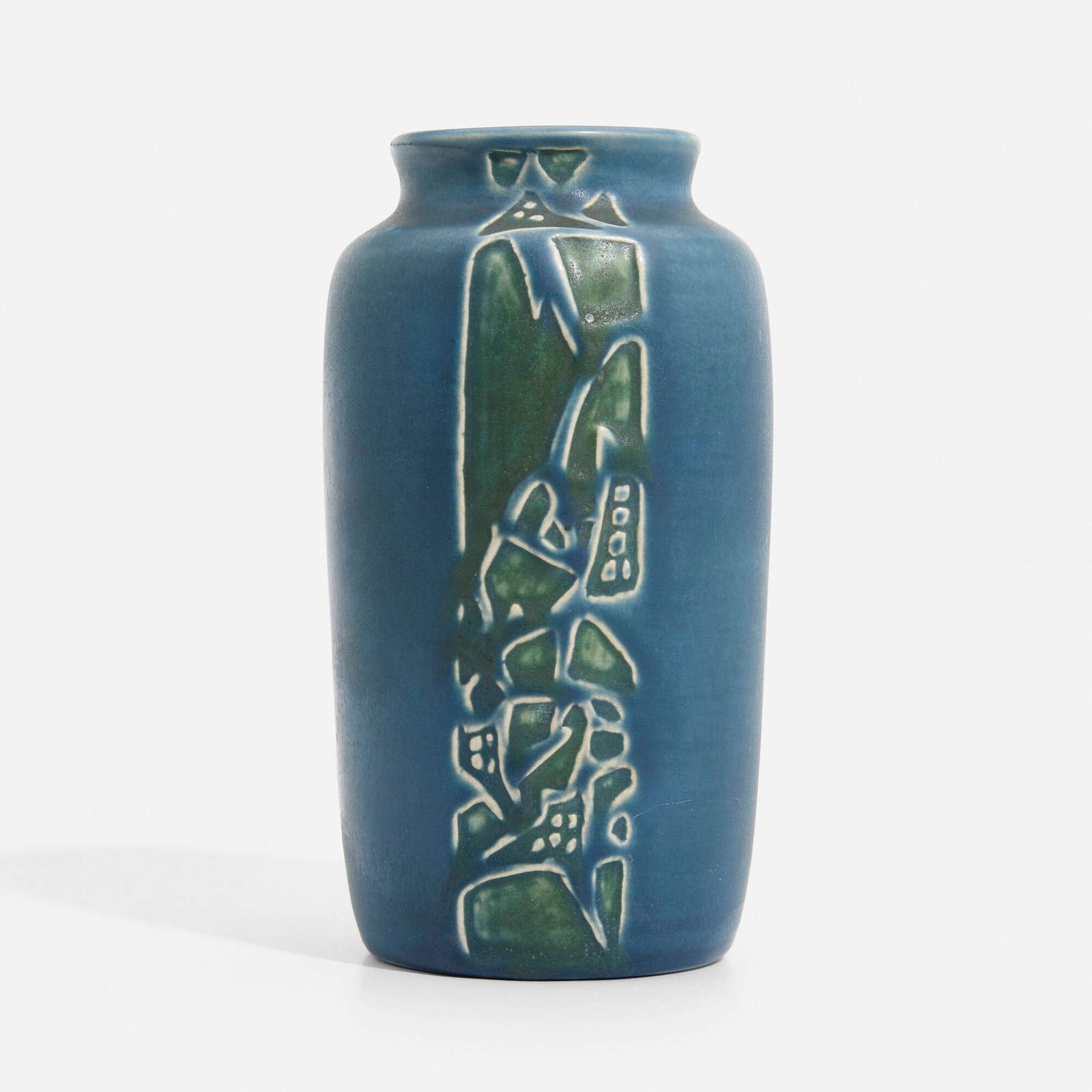Elizabeth And Hannah Overbeck For Overbeck Pottery, Vase With Stylized ...