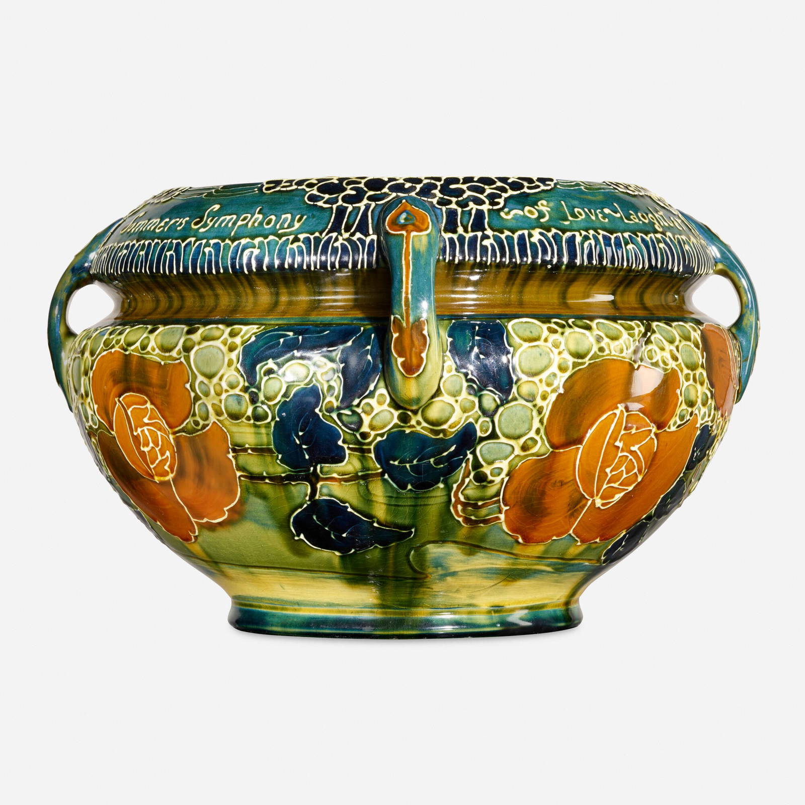 Frederick Hurten Rhead For Avon Pottery, Jardiniere Auction
