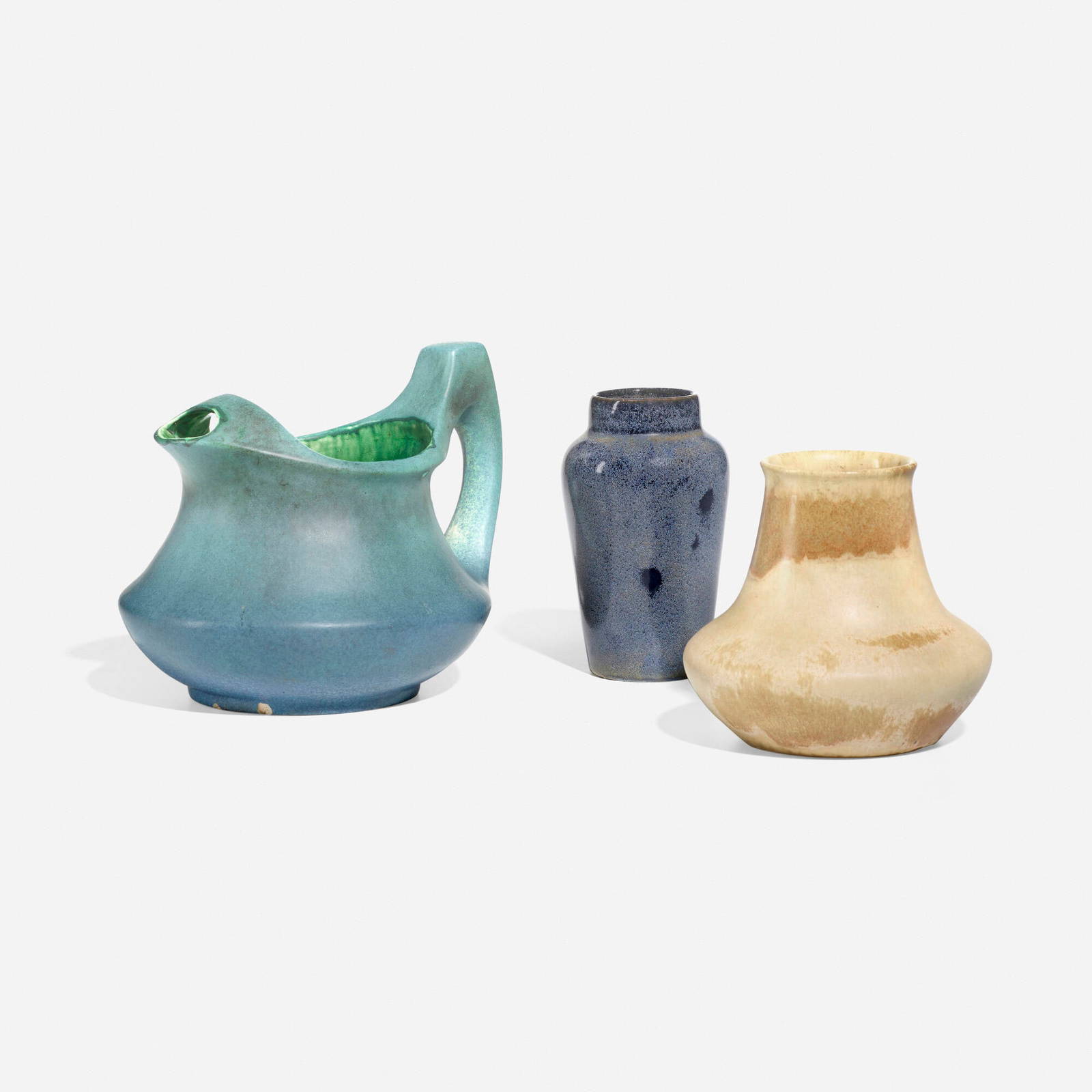 Zark Pottery, Collection Of Three Works Auction