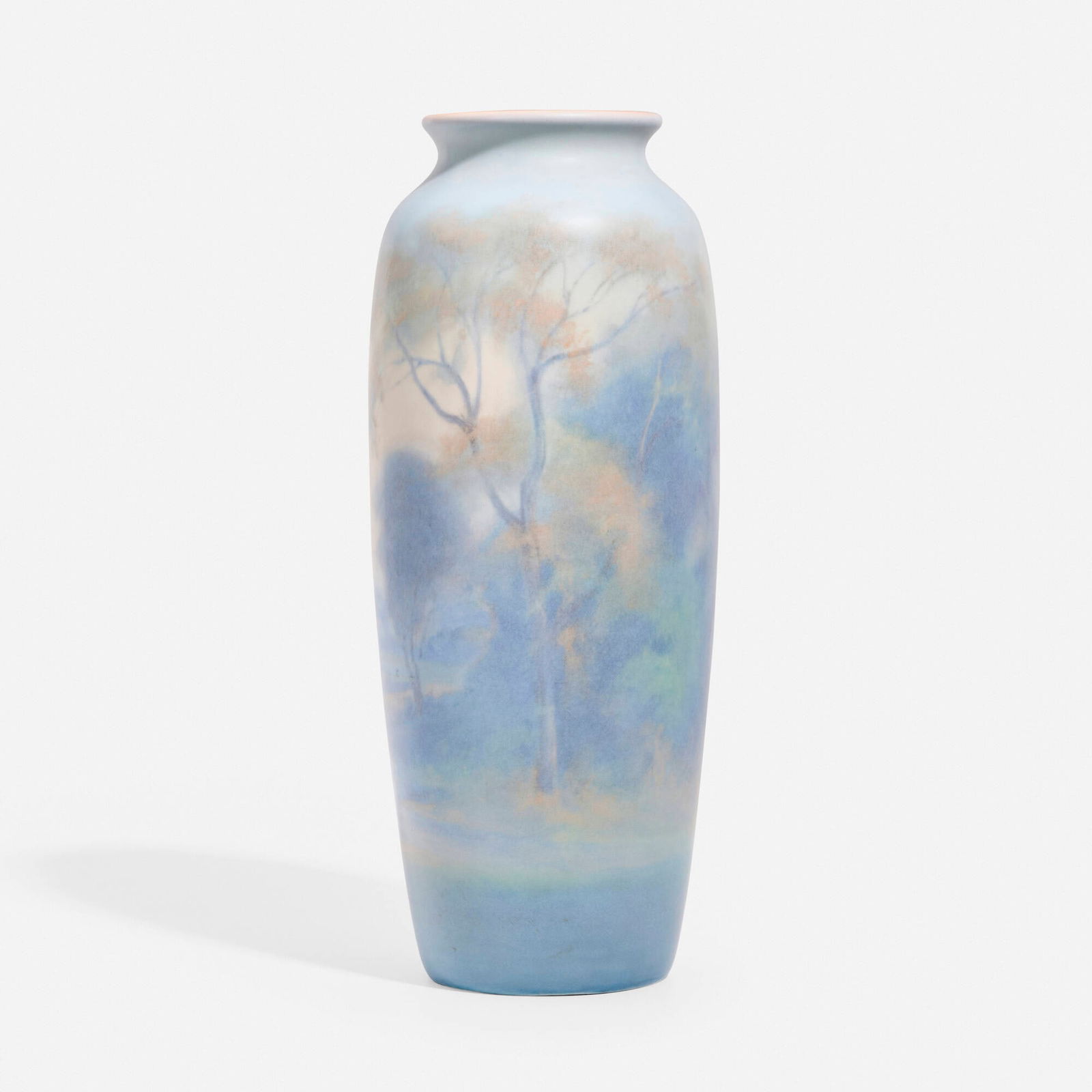 Fred Rothenbusch For Rookwood Pottery, Scenic Vellum Vase With Forest ...